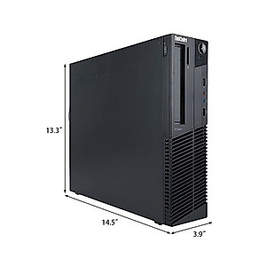 Lenovo ThinkCentre M91p SFF Business Desktop Computer PC, Intel Core i7-2600, 16GB RAM,New 1TB SSD, DVD-RW, AC WiFi, VGA, DP, Windows 10 Pro (Renewed)