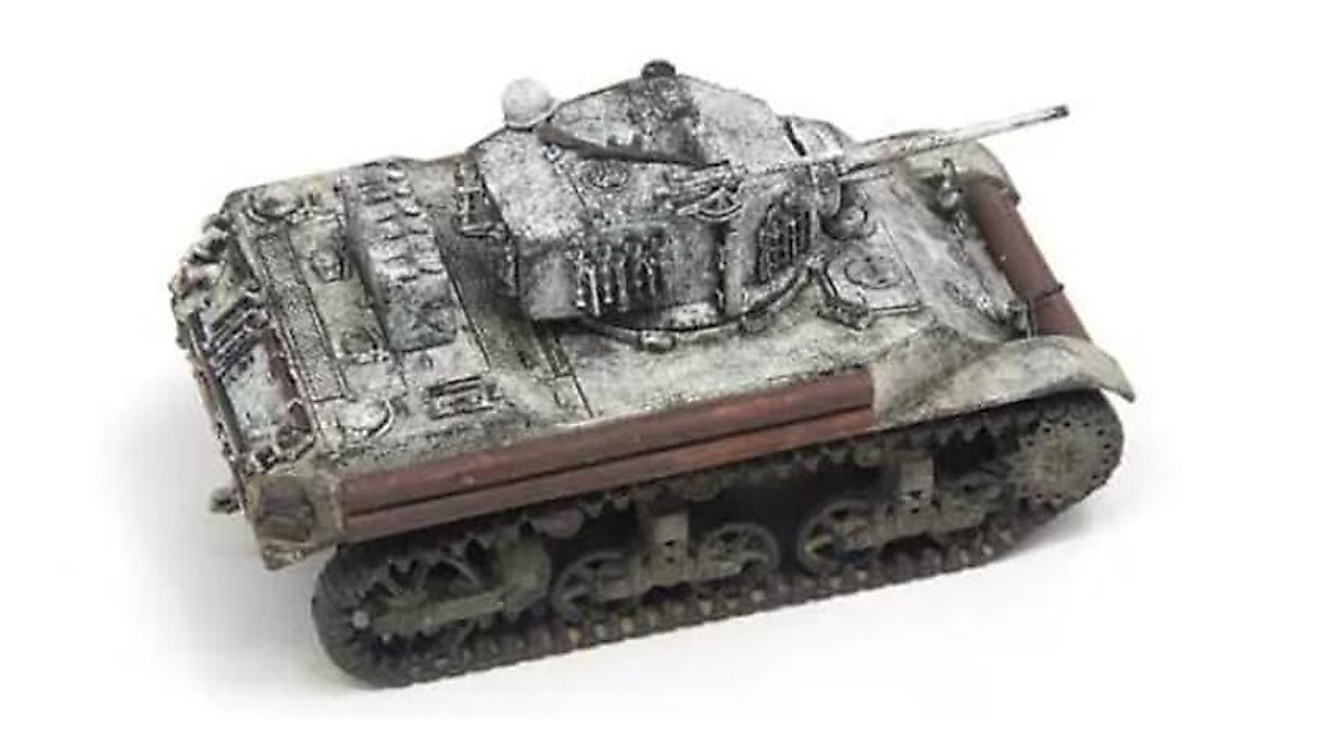 FloZ US M5A1 Stuart Tank Model 1/72 Snow Coating Pre-Built