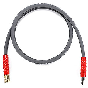 M MINGLE Pressure Washer Jumper Hose, 5 FT Whip Hose for Power Washer, Hose Reel Connector Hose for Pressure Washing with 3/8 Inch Quick Connect