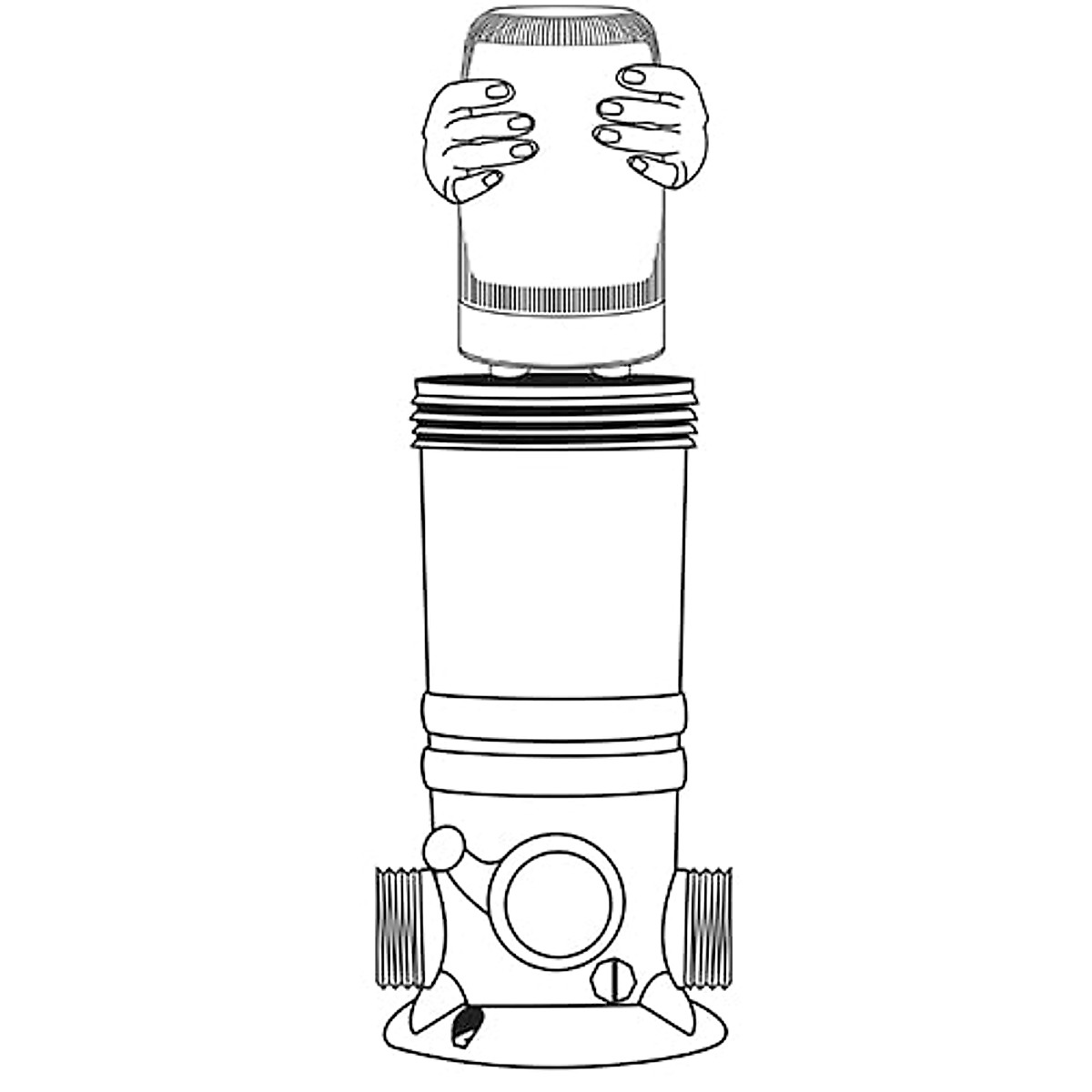 Pool FROG Model 5400 Replacement Mineral Reservoir for use in The Pool FROG Model 5400 System, FROG Sanitizing Minerals for Pools up to 40,000 gallons