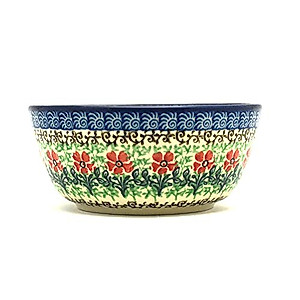 Polish Pottery Bowl - Ice Cream/Dessert - Maraschino