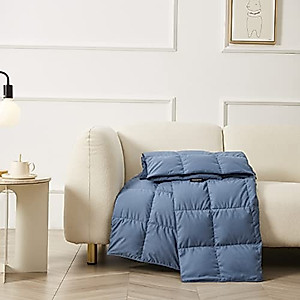 Beautyrest 650 Fill Power Packable Down Throw with Pouch| 60X70''| for Indoor and Outdoor Use