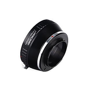 K&F Concept Lens Mount Adapter,Nikon F Mount lens to Nikon 1-Series Camera, for Nikon V1, V2, J1, J2 Mirrorless Cameras