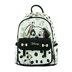 Wondapop Disney 101 Dalmations 11" Vegan Leather Fashion Mini Backpack