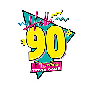 Buffalo Games Hella 90's - Pop Culture Trivia Game Brown