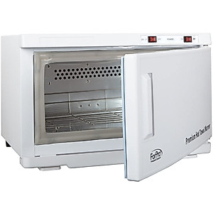 ForPro Professional Collection Premium Compact Hot Towel Warmer, Large 18L Capacity, Stainless Steel Rack, White