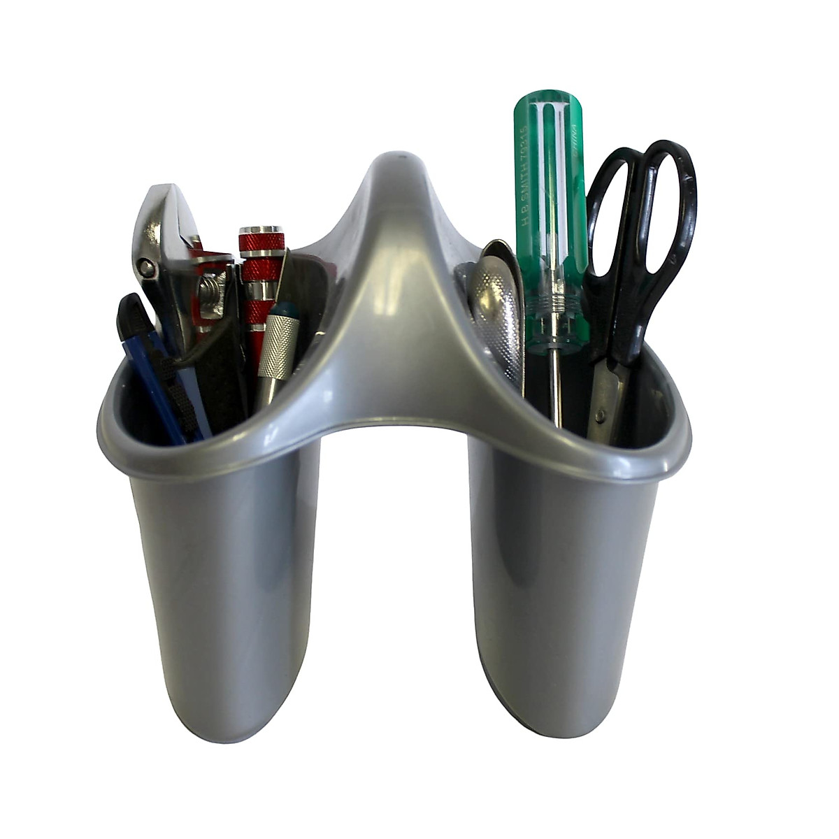 Dependable Industries inc. Essentials Multi Purpose Caddy Stationary Sponge Holder Kitchen Utensils Tools Cutlery Saddle