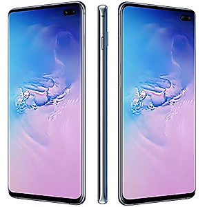 Samsung Galaxy S10+ Plus (128GB, 8GB) 6.4" AMOLED, Snapdragon 855, IP68 Water Resistant, Global 4G LTE (GSM + CDMA) T-Mobile Unlocked (AT&T, Verizon, Sprint, Metro) G975U (Prism Blue) (Renewed)