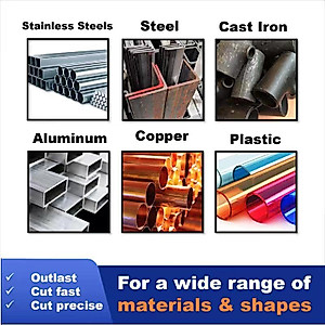 WA 10PACK - 7”x1/16"x7/8" Cutting Wheel for Metal & Stainless Steel, Cut-Off Discs Used On Angle Grinder, Diameter 7 inch, Arbor 7/8 inch, Aggressive Cut
