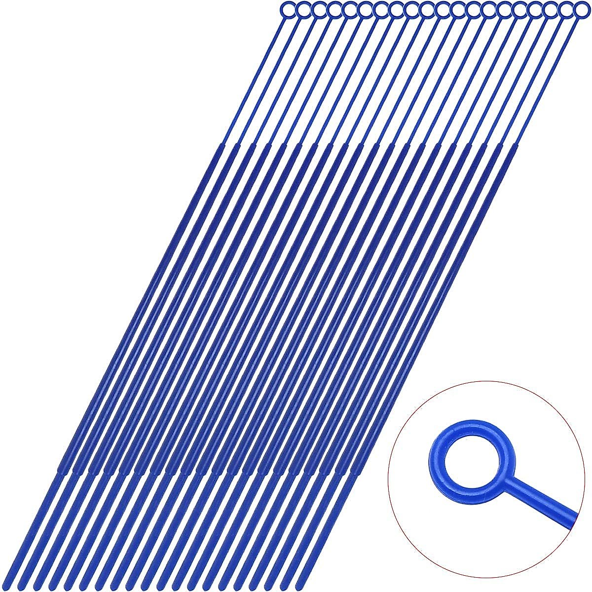MEETOOT 20pcs 10μl Sampling Rod Disposable Inoculating Loop Individually Aseptic Package