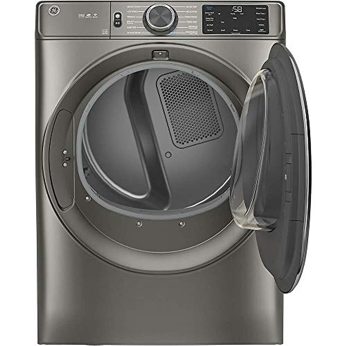 GE® 7.8 cu. ft. Capacity Smart Front Load Electric Dryer with Steam and Sanitize Cycle