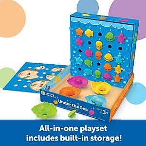 Learning Resources Under The Sea Sorting Set - 46 Pieces, Age 3+ Toddler Activities, Educational Toys Set, Color Teaching Toys