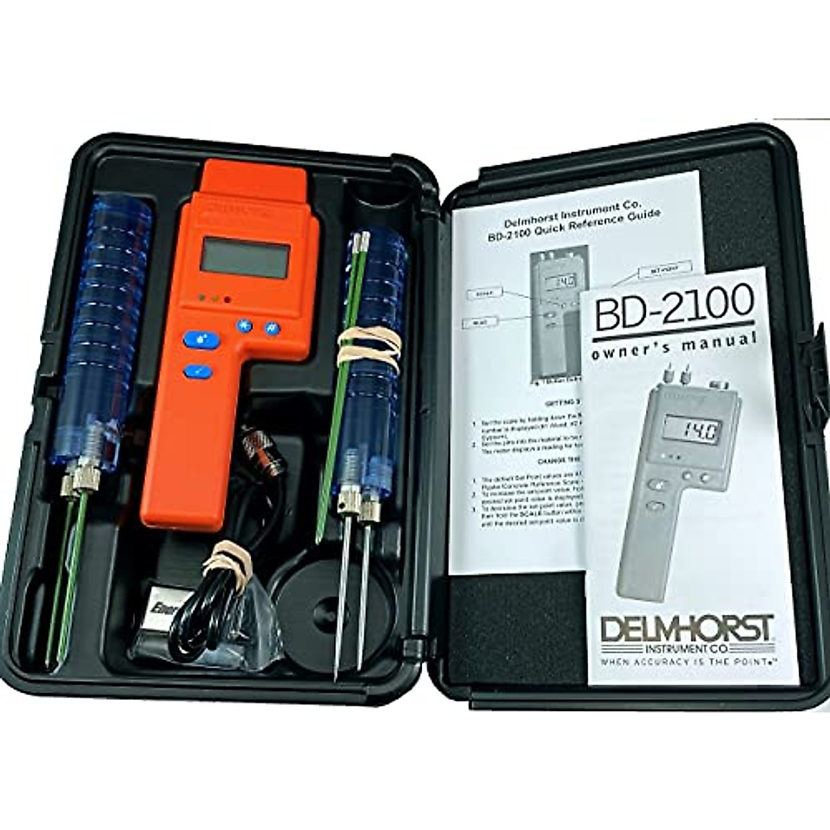 Delmhorst - BD-2100/EIFS/PK BD-2100 Digital Pin-Type Moisture Meter, EIFS Package