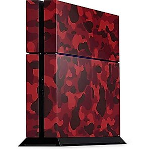Skinit Decal Gaming Skin for PS4 Console - Originally Designed Red Street Camo Design