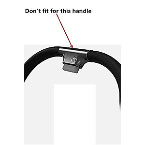 MINILUJIA Removable Zipper PU Leather Bumper Handlebar Sleeve for Baby Stroller Dust-Proof Cover Armrest Bumper Protect Case Specifical for Babyzen yoyo (Brown)