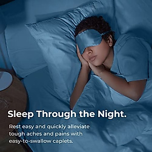 Rite Aid Extra Strength Pain Relief Acetaminophen PM Caplets, 500mg Acetaminophen / 25mg Diphenhydramine - 300 Count - Nighttime Pain Reliever + Sleep Aid