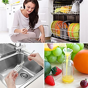 CUCUMI Shot Bottles with Caps, 14pcs 2oz Small Clear Glass Juice Bottles with Lids for Juice, Potion, Ginger, Diy Essential Oils, Whiskey, with Funnels, Perfumes