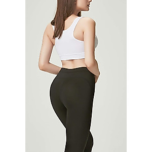 DEVOPS Women's 2 Pack Thermal Long Johns Underwear Leggings Pants (Medium, Black/Black)