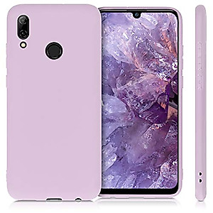 kwmobile Case Compatible with Huawei P Smart (2019) Case - Soft Slim Protective TPU Silicone Cover - Mauve