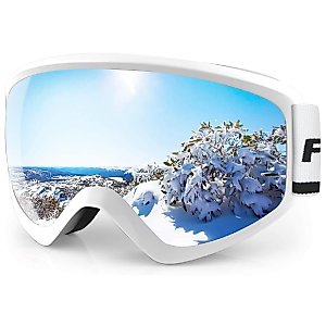 findway Kids Ski Goggles, Kids Snow Snowboard Goggles for Boys Girls Youth OTG