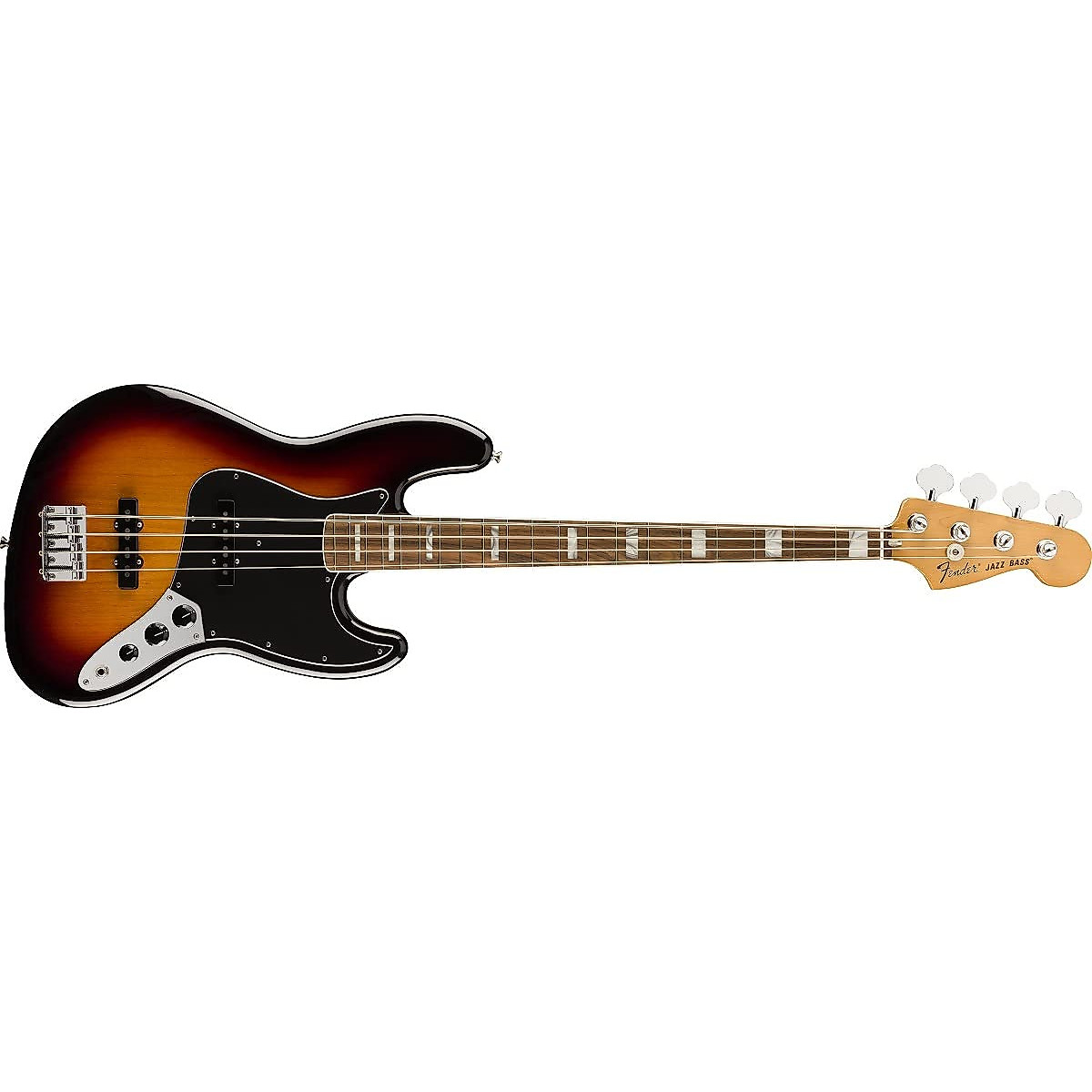 Fender Vintera 70s Jazz Bass, 3-Color Sunburst, Pau Ferro Fingerboard