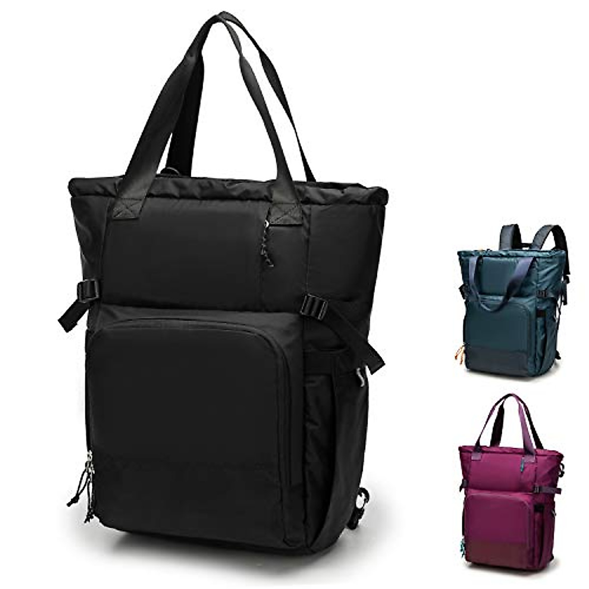 Perilogics Baby Diaper Bag Backpack, 25L Large Capacity, 18.5 Oz Ultra Lightweight, Sporty Convertible Multifunction Travel Work Tote with Changing Mat, Stroller Straps, Organizer Pouches