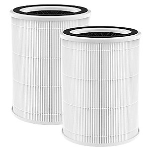 TPAP001 H13 True HEPA Replacement Filter, Only Compatible with TOPPIN TPAP001 Comfy Air C2 Air Purifier, 4-in-1 HEPA Air Filter, Part # TPFF001【Not Fit Kokofit KJ510B & TPAP002 TPAP004 TPAP005】