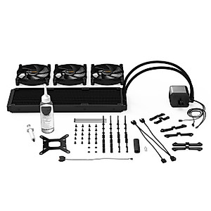 be quiet! Silent Loop 2 360mm CPU Liquid Cooler for Heavily Overclocked Systems, 2X Silent Wings 3 PWM high-Speed Fans, dampened and Adjustable Pump, 6-Pole Motor, 3-Chamber Pump, ARGB LEDs