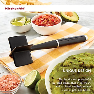 KitchenAid Classic Meat Masher, 10.8-Inch, Black