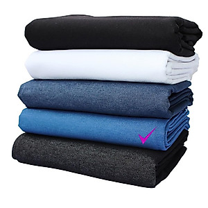 1-Yard 8 oz Indigo Blue Denim Fabric for Sewing, Crafting |Stretch Denim Fabric |Denim Fabric by The Yard |Jean Material|Denim Material|Blue Jean Fabric 1 Yard precut (60''x36'')