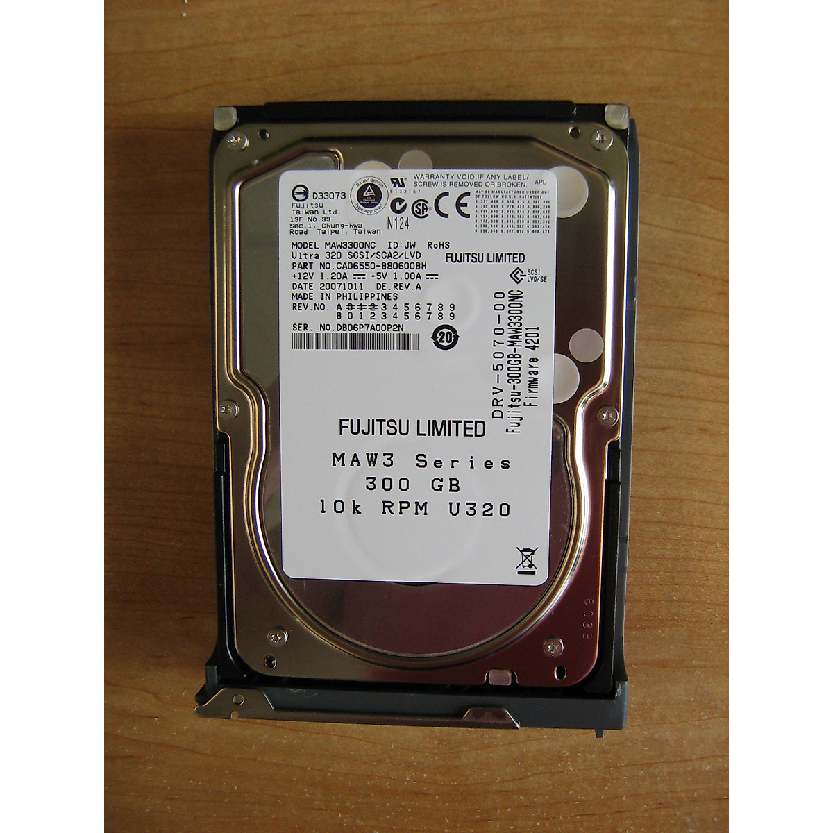 MAW3300NC FUJITSU 300GB 10K 80PIN