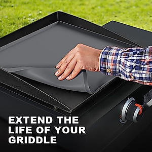 for Blackstone 28 Inch Griddle Mat Buddy, Silicone Grill Mat Protective Cover Accessories for Blackstone Griddle, Heavy Duty Food Grade Protector