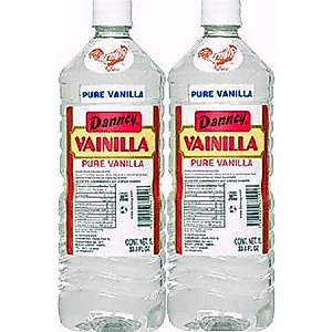 Danncy Pure Vanilla Extract From Mexico 33oz Each 2 Plastic Bottle Lot Sealed