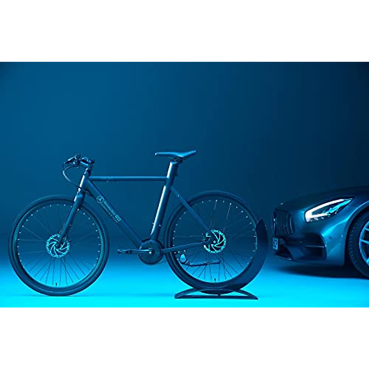 n+ Bikes Mercedes-Benz EQ Formula E Team eBike, Team eBike, Matte Black (Large)