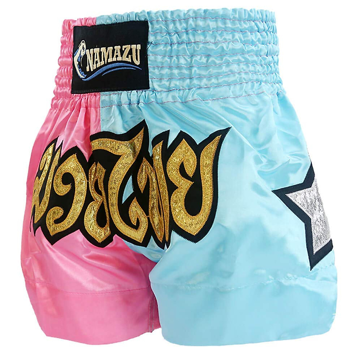 NAMAZU Muay Thai Shorts for Men and Women, High Grade MMA Gym Boxing Kickboxing Shorts Workout Training Grappling Martial Arts Fight Shorts Clothing.