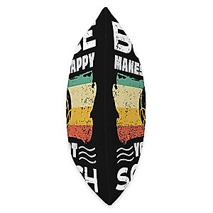 Boules - Lawn Bowls Bocce Ball Sports Designs Ball Player Boules Bocce Makes Me Happy Funny Throw Pillow, 16x16, Multicolor