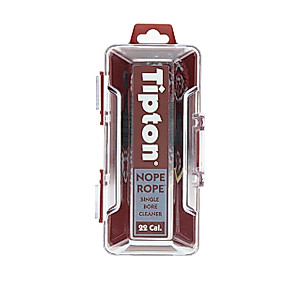 Tipton Nope Ropes – .22 Caliber Pull Through Bore Ropes with End to End Connection and Case for Firearm Maintenance