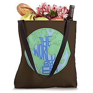 the world by em Tote Bag