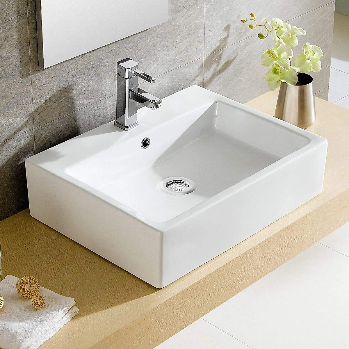 3 Pack - 2.25" Top / 1" Basket- Sink Strainer Bathroom Sink, Utility, Slop, Laundry, RV and Lavatory Sink Drain Strainer Hair Catcher. Stainless Steel