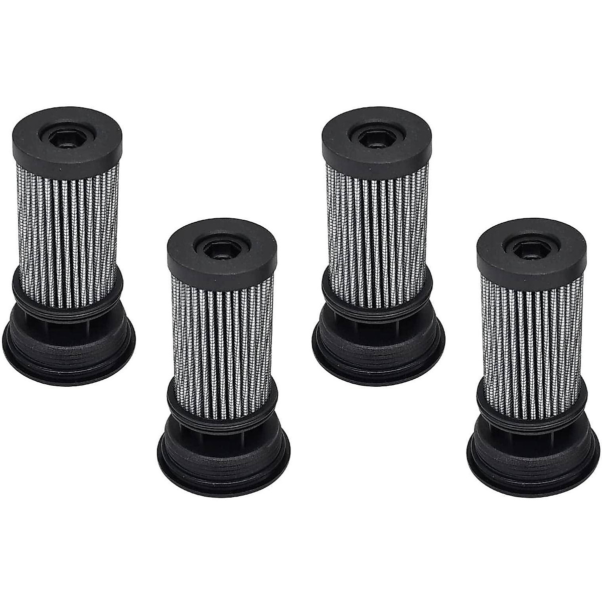 4Pcs Hydro Filters Element 15907 116-0164 117-0390 Compatible with Lazer Z AS E S X Series 48 52 60 72 Inch Compatible with HTE HTJ HTG Compatible with Toro Z Master G3 74901