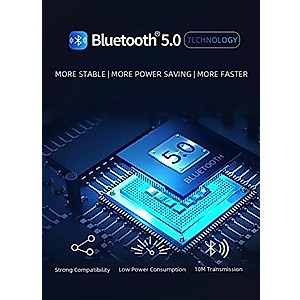 Wireless Earbuds Bluetooth 5.0 Headphones,3D Stereo Air Buds Ear Bud Built-in Mic Deep Bass Touch Control Sport Earphones Open Lid Auto Pairing for Apple iPhone/Android/Samsung (White)