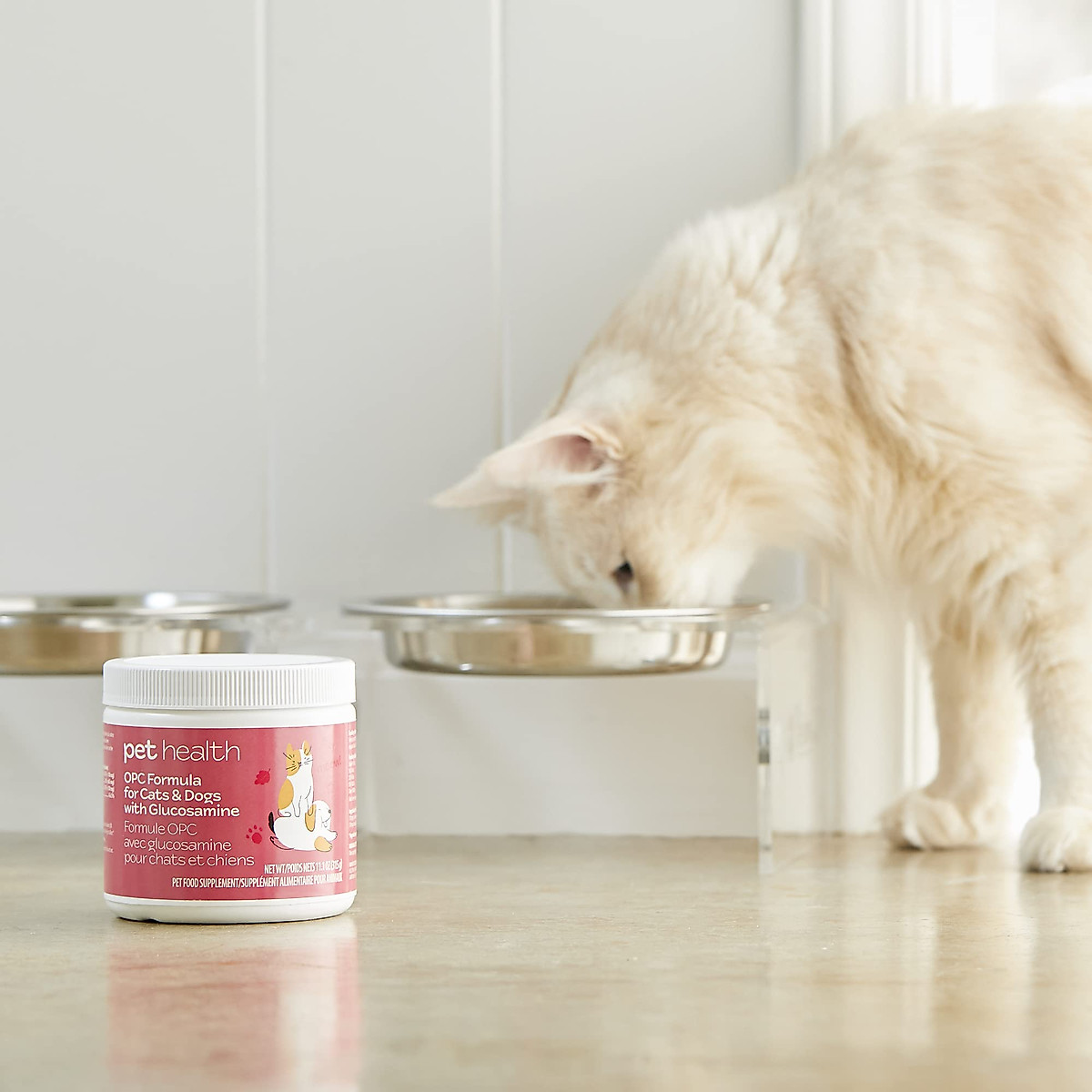 OPC Formula with Glucosamine for Dogs & Cats, Beef Flavor, Maintain Healthy Cholesterol Levels, Healthy Circulation, Joint Flexibility | Pet Health by Market America (90 Servings)