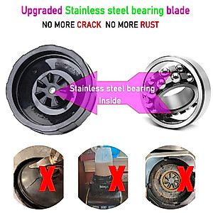 [New Model] Replacement 7 Fins Male Blade&32oz Blender Cup Compatible For Nutri Ninja Blender [4 Inch Male 7 Fins Blade]