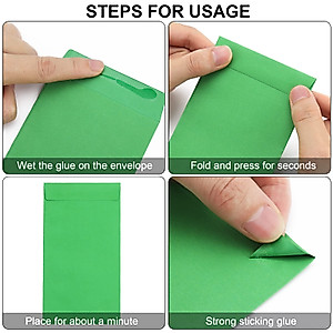 100 Pack Colorful Cash Envelopes 6.7x3.5 Fit for 100 Envelope Money Saving Challenge, Large Money Envelopes for Cash, Budgeting, Check, Coin, Tickets, Jewelry, small items & collectables