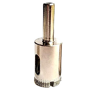 7/8 Inch Diamond Drill Bit for Glass, Triple-Coated Alloy Steel Tile Drill Bit for Ceramic, Porcelain, and Countertops