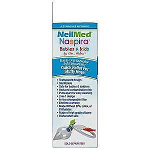 NeilMed Naspira Filter Replacements, Blue, 30 Count