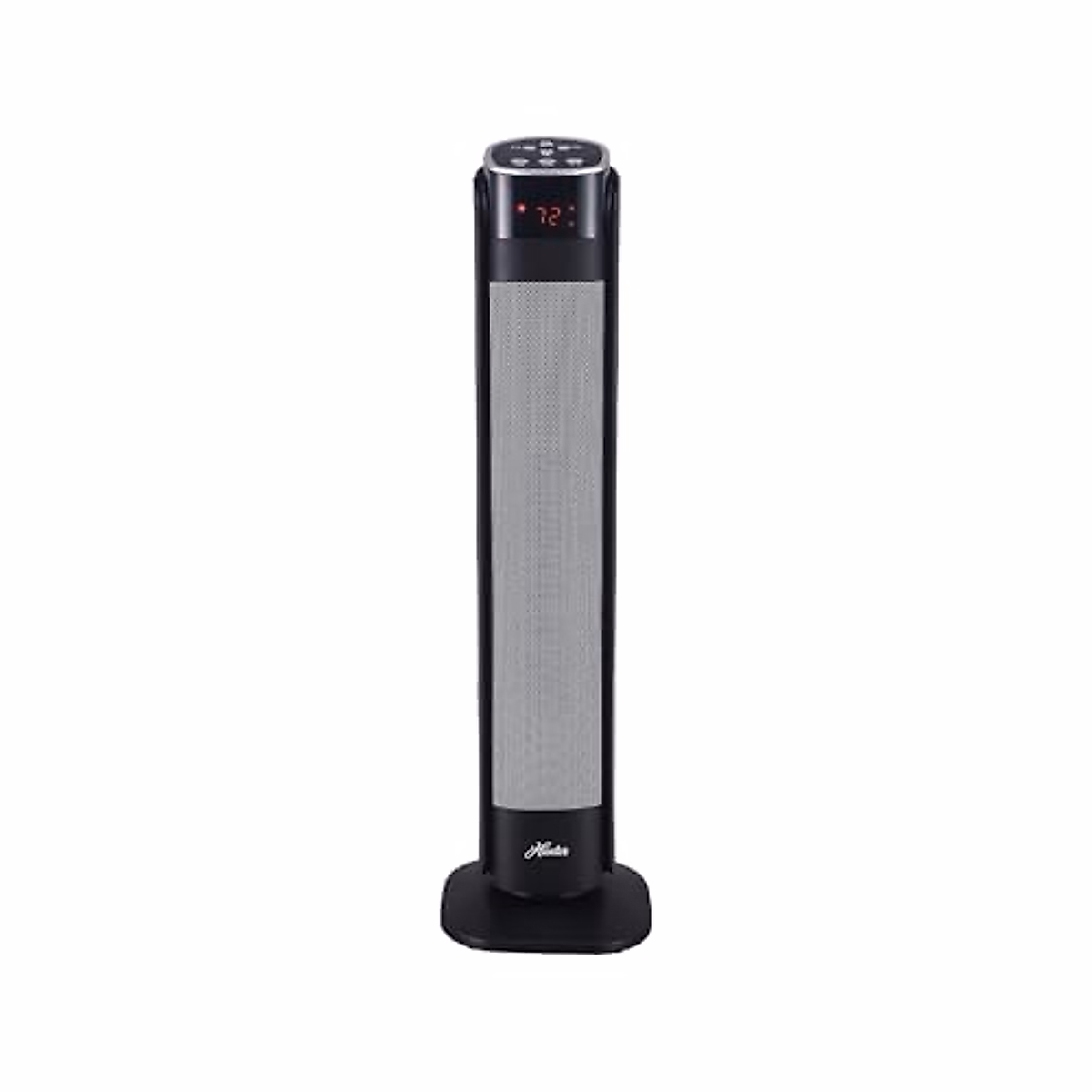 WarmWave Deluxe Digital 30" Ceramic Oscillating Tower Space Heater with Remote Control, Black