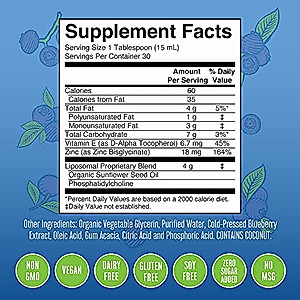 Quercetin Liquid Drops & Zinc Liposomal Bundle by MaryRuth's | Immune Support | Immune Defense | Inflammation Support | Cellular Health | Skin Care Supplement, Vegan, Non-GMO, Gluten Free.