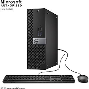Dell Optiplex 3050 SFF Desktop PC, Intel i5-6500 3.2GHz 4 Core, 16GB DDR4, 512GB SSD, 4K Support, WiFi, Win 10 Pro, Keyboard, Mouse (Renewed)