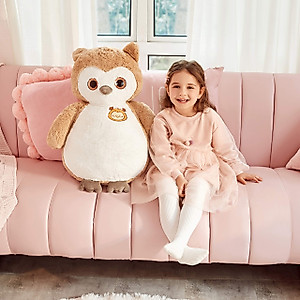 IKASA Giant Owl Stuffed Animal Jumbo Owl Plush Toy 23 inches